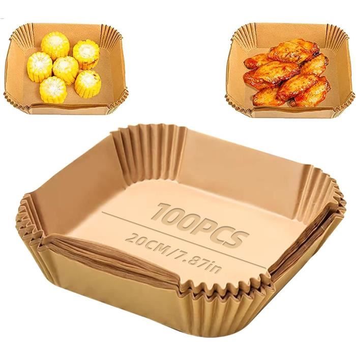 Lot De 100 Papiers Pour Friteuse À Air, Papier Pour Friteuse À Air ...