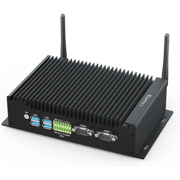 Mini Pc Industrial Windows 11 Pro, Micro Pc Industriel Sans Ventilateur ...