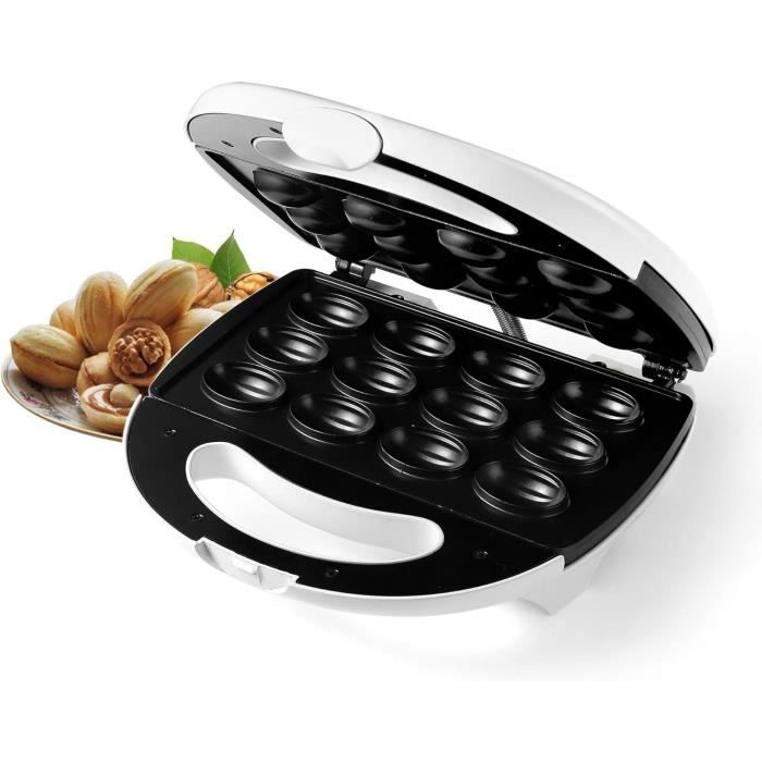 Électrique 12 Trous Noyer Gâteau Maker Automatique Mini Écrou Gaufre ...