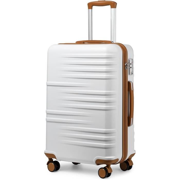 Valise Moyenne Taille Valises Soute, Valise Rigide Trolley Ultra Légère ...