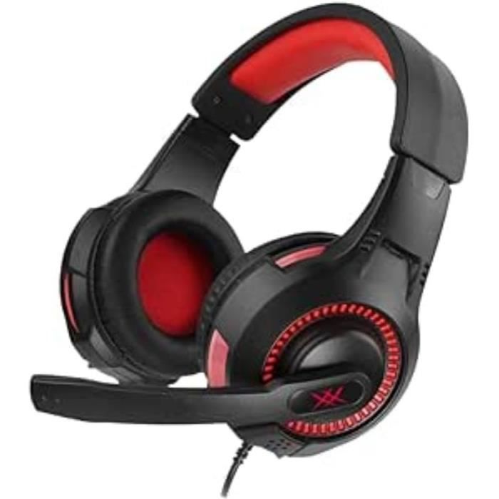 Casque Filaire Jack 3,5 Roxxor Gaming Anti-Bruit,Micro Réglable Pour Pc ...