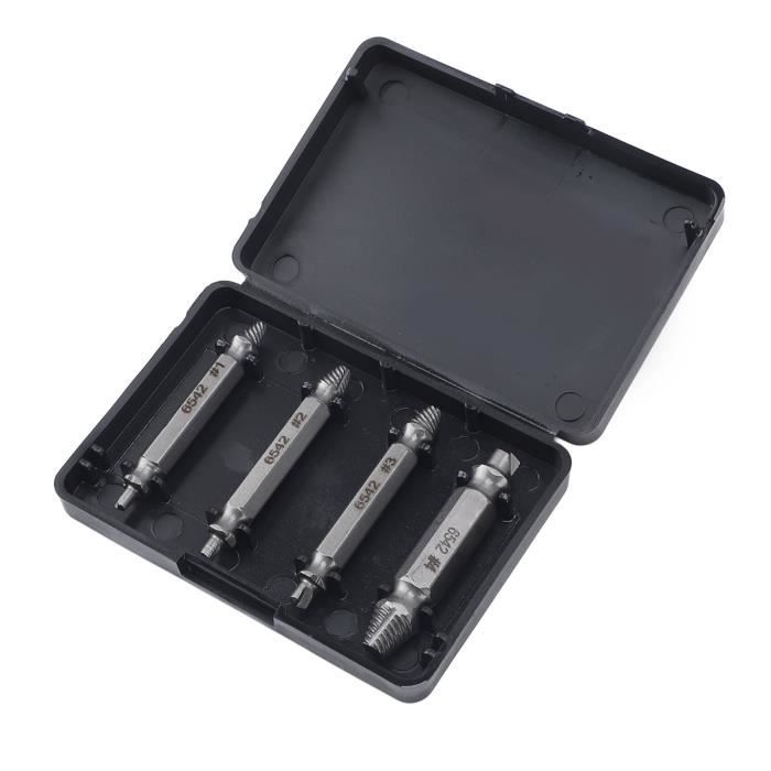 Extracteur de vis à double tête YOSOO - Ensemble de 4 pièces - Acier bricolage spécialisé ...
