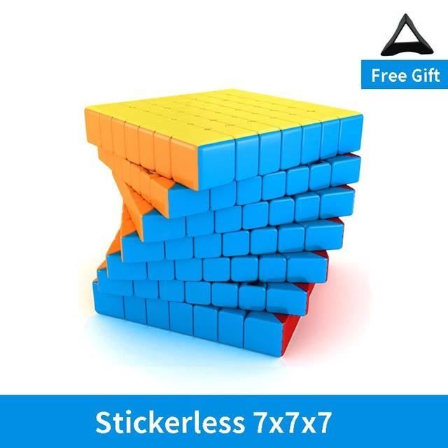 CASSE-TETE,7x7 Stickerless--Cube à 12 couches, 9x9, 10x10, 11x11, 12x12 ...