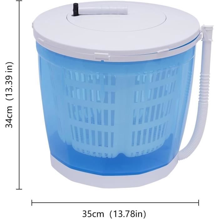 Mini Machine À Laver Manuelle 2 En 1 Avec Poignée De Lavage - Pour Le ...