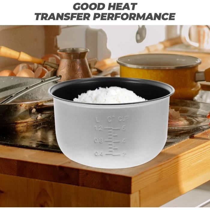 1 Ensemble Marmite Intérieure En Alliage D'Aluminium Cuiseur À Riz ...