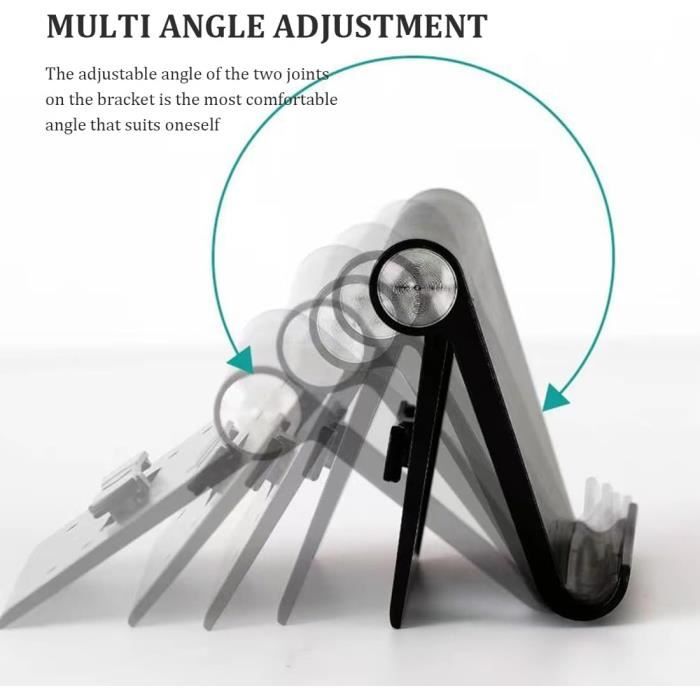 1 Pièces Support Téléphone Bureau Réglable Pose Téléphone Pliable ...