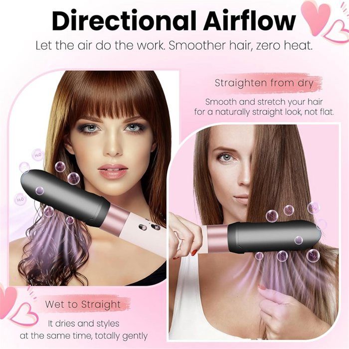 Lisseur à Cheveux et Grande Brosse Ronde Volumisante pour Dyson Airwrap ...