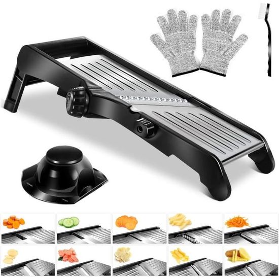 Mandoline Trancheuse À Légumes, Mandoline De Cuisine Avec 10 Modes ...