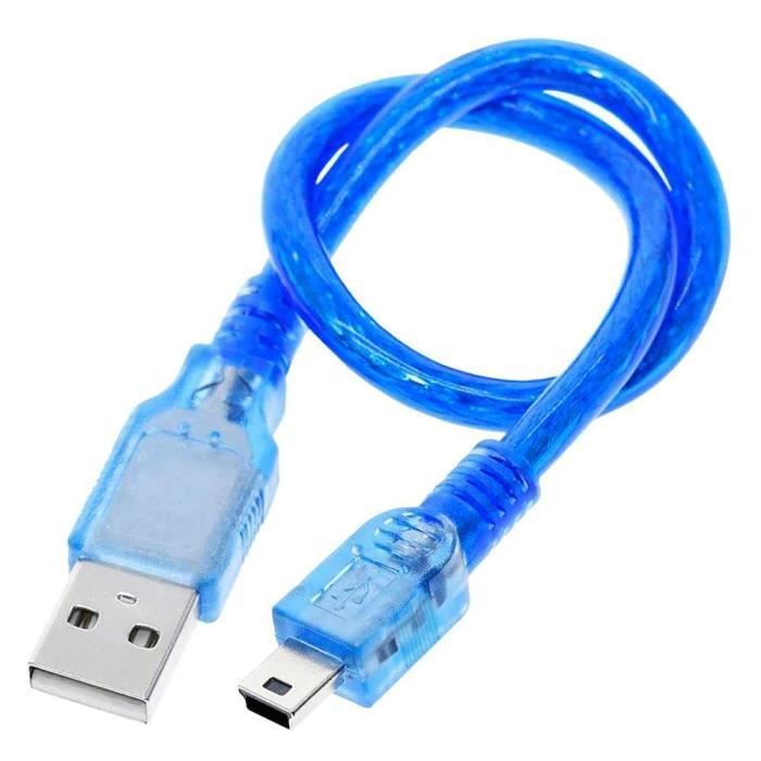 Câble Cordon De Charge Et Données Usb 2.0 Type A Vers Mini B 5 Broches ...