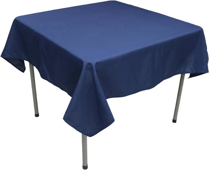 Nappe Carrée en Tissu Polyester, Bleu Marine, 150x150cm.[Z3239 ...