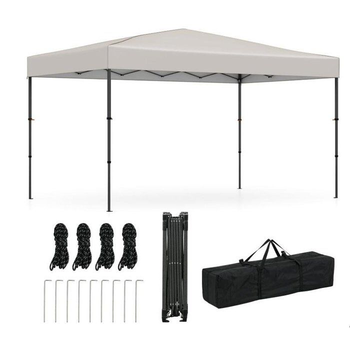 Tonnelle Pliante - RELAX4LIFE - 3,6X2,5M - 3 Hauteurs Réglables ...