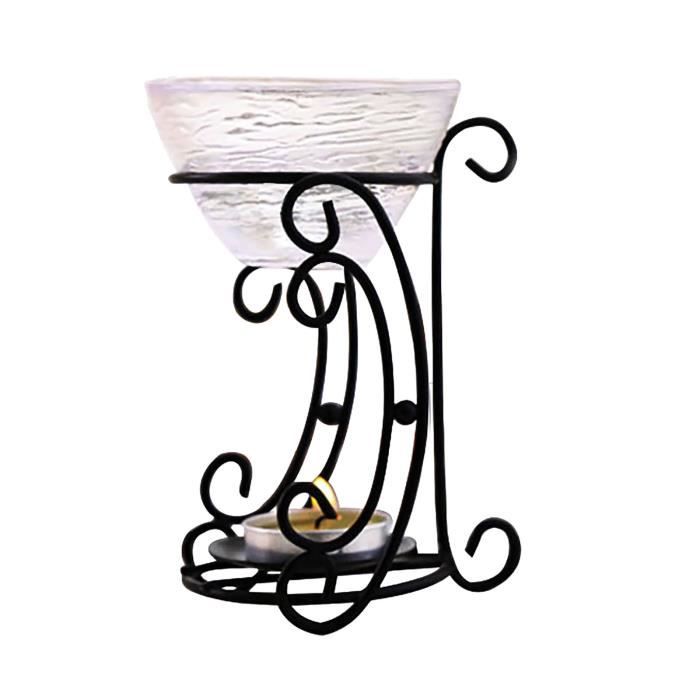 Fer Fleur Stand Brûleur Bougie Aromathérapie Lampe À Huile Décorations ...