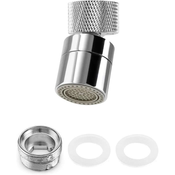 360° Pivotant Mousseur Robinet, Embout Robinet En Laiton, 2 Modes, Pour ...