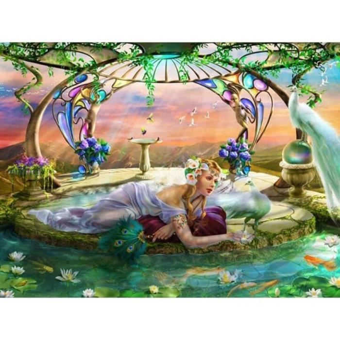 Peinture Diamant,5D Broderie Diamant Tableau Diamant En Perles À Coller ...