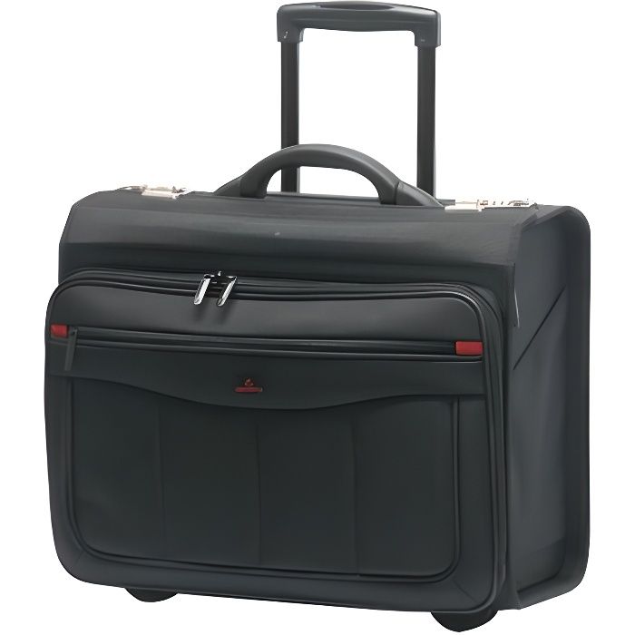 Pilot case en nylon trolley noir - Cdiscount Bagagerie - Maroquinerie