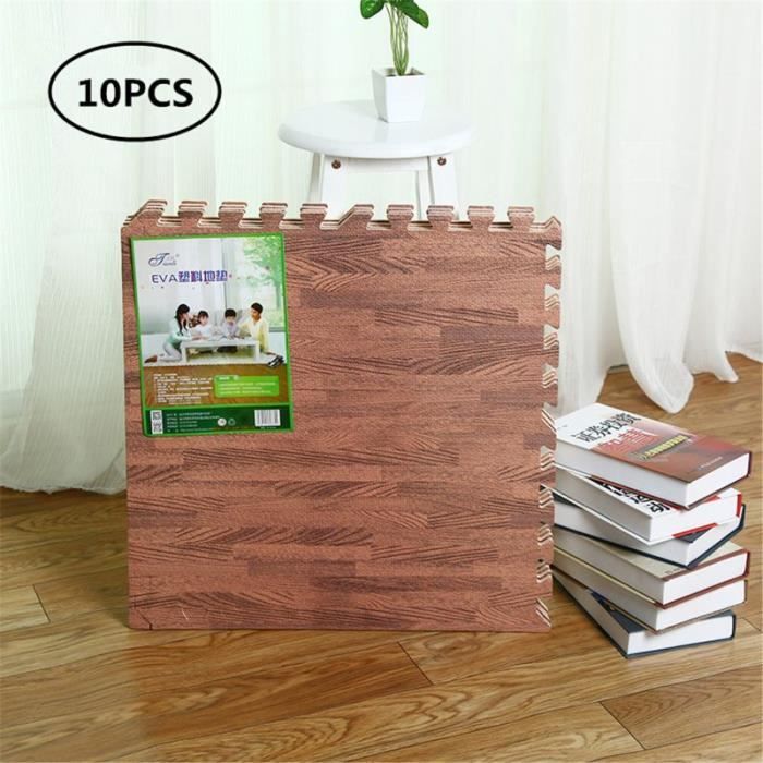 Tapis d'éveil,Tapis de Puzzle en mousse Eva souple, 10 pièces, carreaux ...