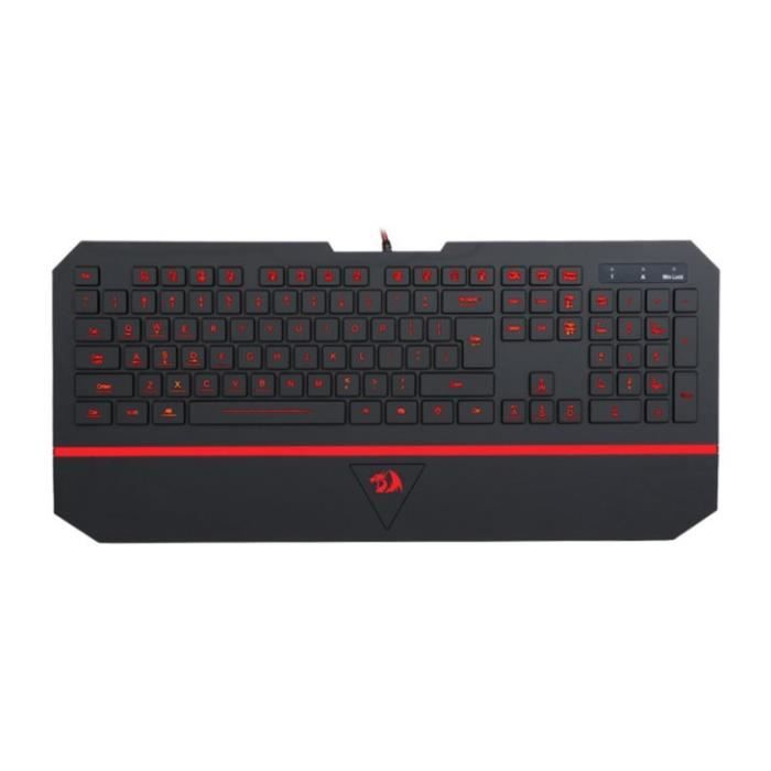 Clavier de jeu - Redragon - K502 - Silencieux - Rétroéclairage LED RGB ...