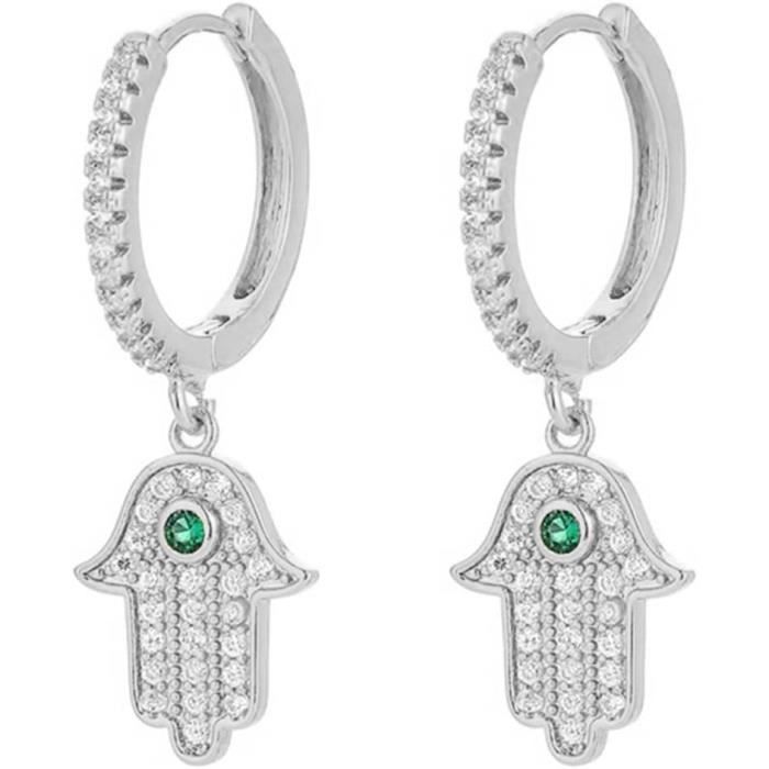 Bijoux Main De Fatma Pour Femme,Boucles D'Oreilles Pendantes Main De ...