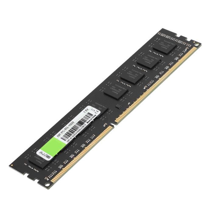 Mémoire RAM 8G 1600 MHz DDR3 1.5V PC12800 Ordinateur de bureau Mémoire ...