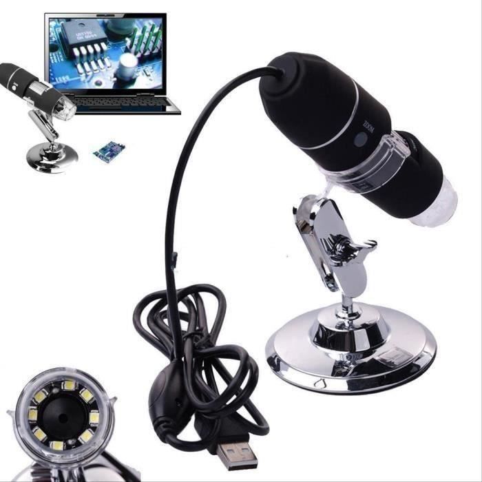 Microscope numérique USB endoscope zoom caméra loupe - GOTOTOP ...