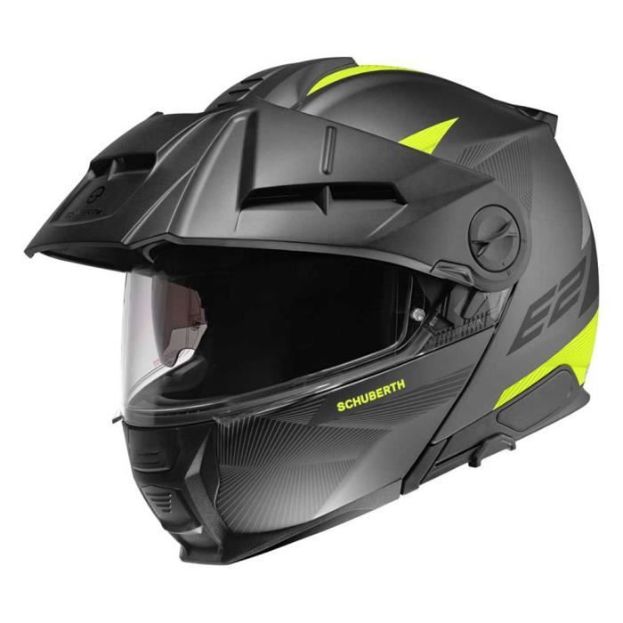 SCHUBERTH E2 Defender Casque (Black Matt-Yellow,XS (53)) - Cdiscount Auto