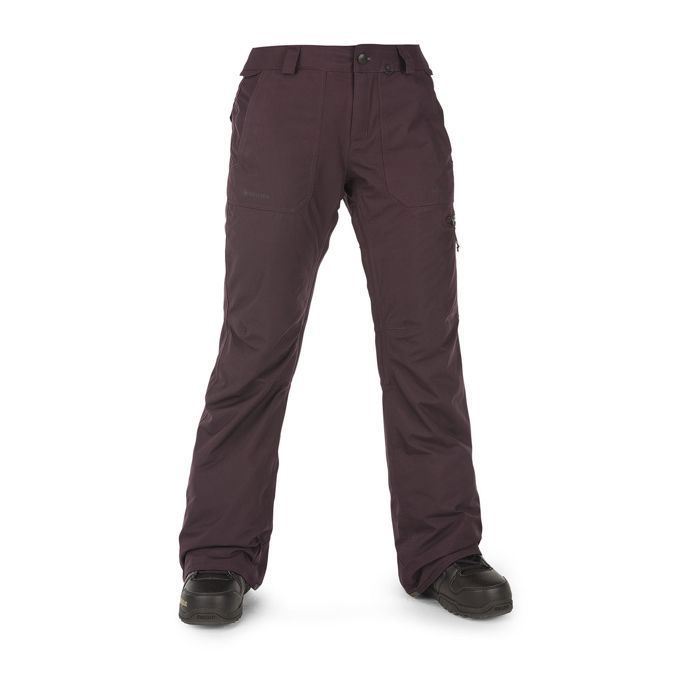 Pantalon De Ski/snow Volcom Knox Ins Gore-tex Pant Black Plum Femme ...