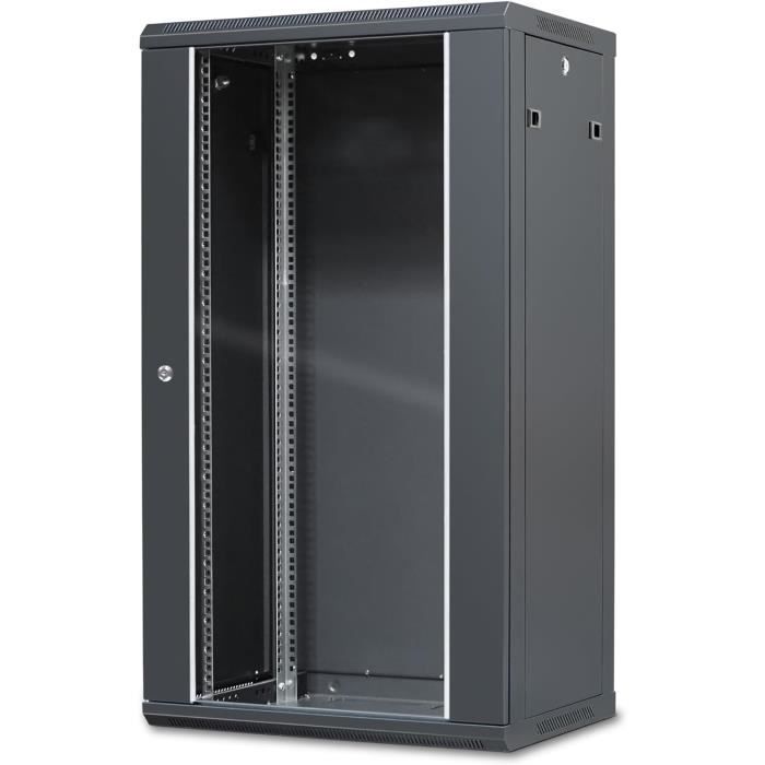 37406M Coffret Armoire Réseau 19 Pouces 22U \U2013 L 600 X P 450 X H ...
