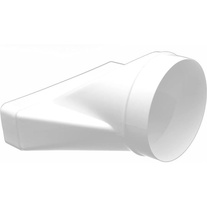 HC VENT Transition de Ventilation oite 125 mm vers 55 x 220 mm ...