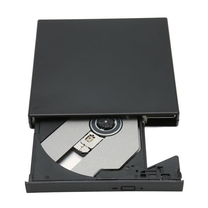 Tbest Lecteur de DVD externe Lecteur DVD Externe, USB 2.0 Portable CD ...
