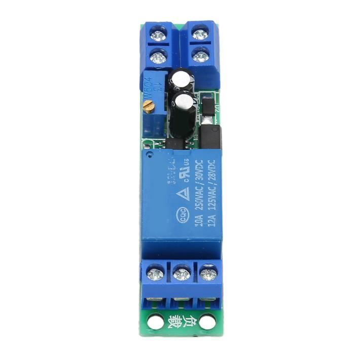 Tbest Time Delay Switch, Timer Relay Module 0‑25s Adjustable for Home bricolage module ...