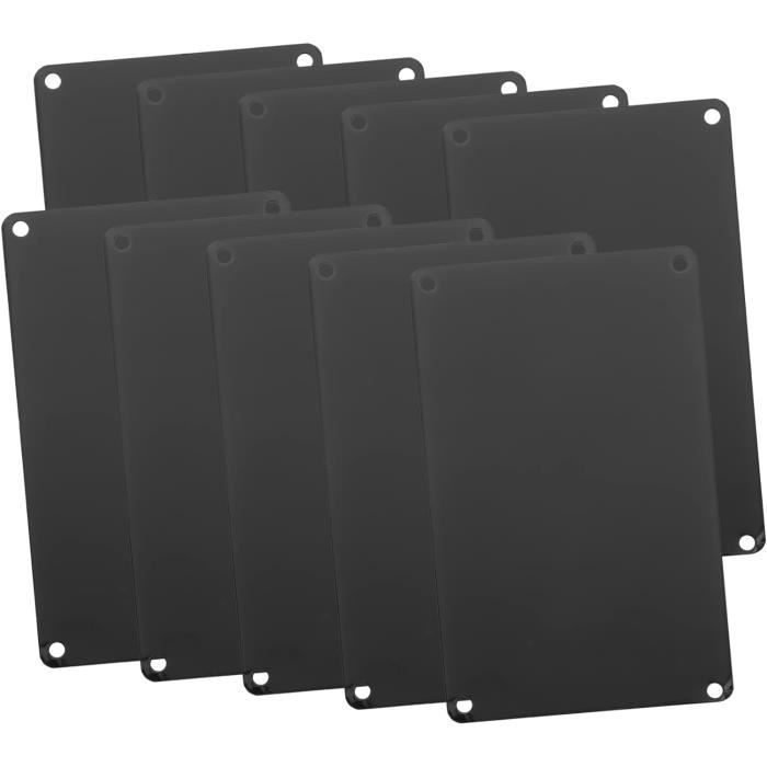 Lot De 10 Plaques Signalétiques Vierges Pour Hôtel - En Aluminium ...