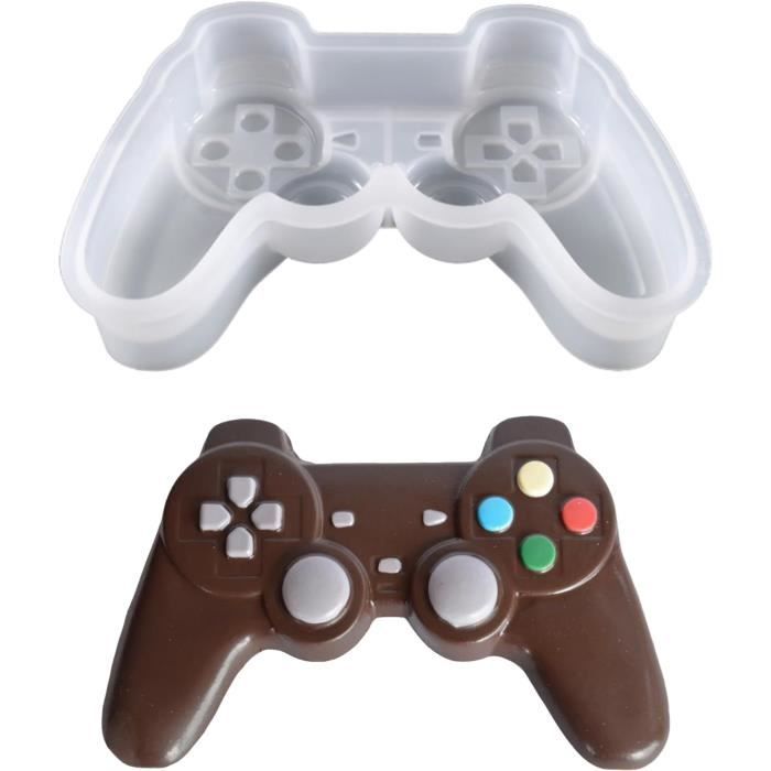 Moule Gâteau Silicone Manette Jeu 3D Moules Silicone Chocolat Fondant ...
