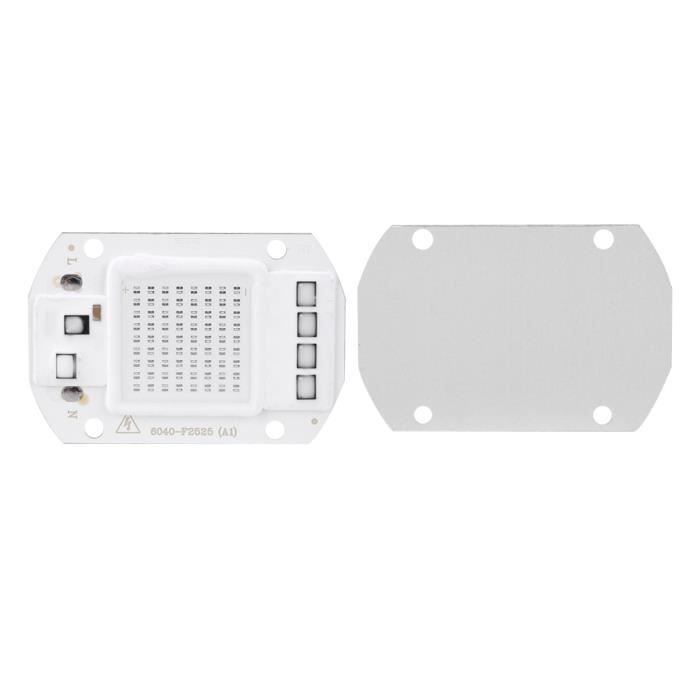 Zerone Source lumineuse AC220V 50W 6040 COB Puce Source de Lumière ...
