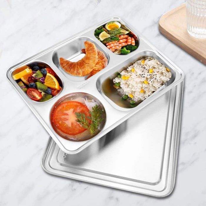 Plateaux en Métal pour la Nourriture, Plateau de Service Alimentaire ...