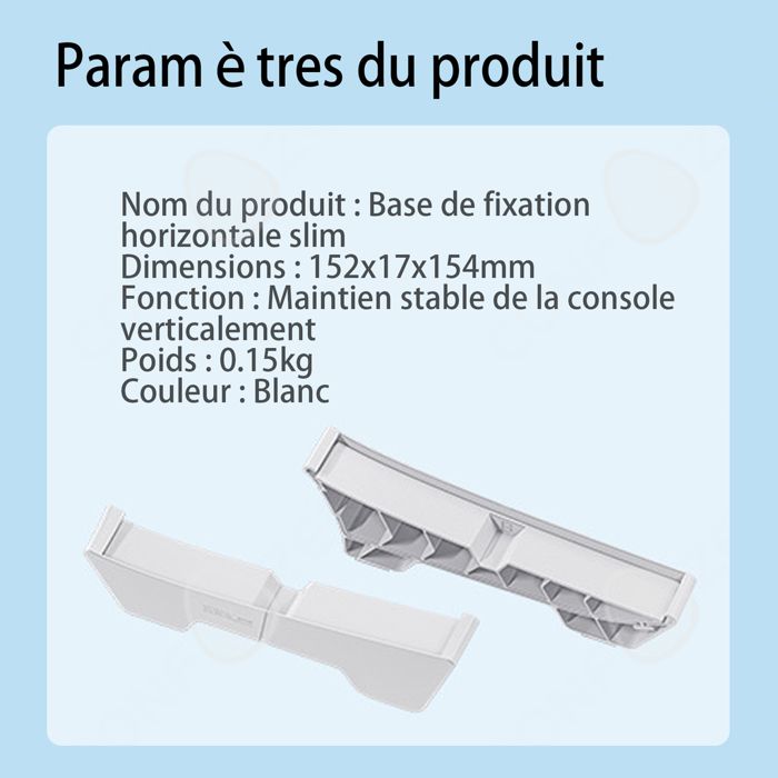 C Support de console 218x66x61mm socle vertical peu encombrantsupport ...