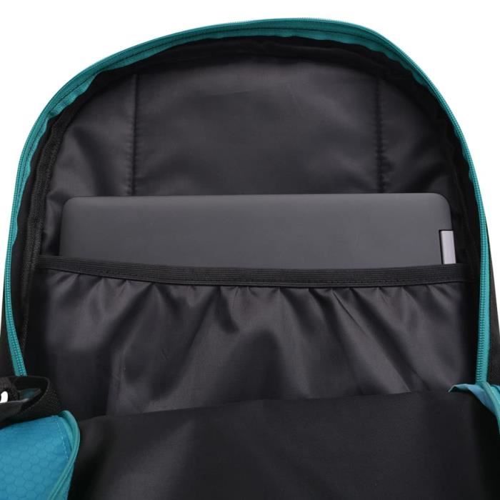 Garnaco Sac à dos d'école 40 L noir et bleu 85433 - Cdiscount Bagagerie ...