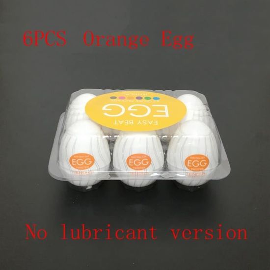 12/6 Pcs/box Masturbation Oeufs Portable Stimulant Pénis Masseur Silicone Extensible ...