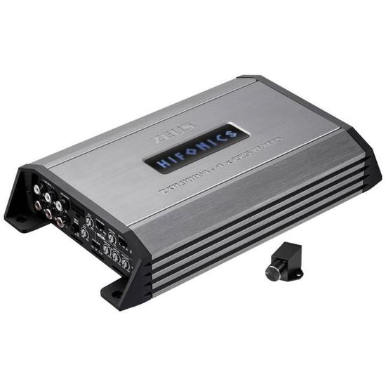Ampli auto 4 canaux HIFONICS ZXR900-4 - Réglage volume-basses-aigus adapté pour Universal ...
