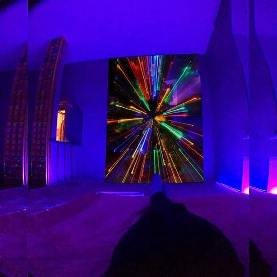 Tapisserie Murales Crâne Fluorescent Tenture Murale Champignon Lumineux ...