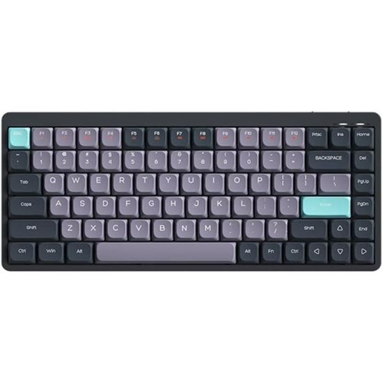 Clavier, Clavier Mécanique Sans Fil 84 Touches 2.4G+Bt5.0+Type-C 3 ...