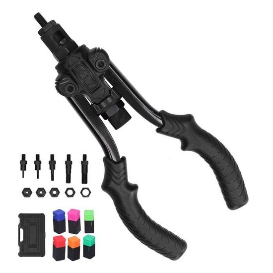 Pistolet à écrous à rivets manuels Pistolet à Riveter à Main, Outil de Pose d'écrou Outil à ...