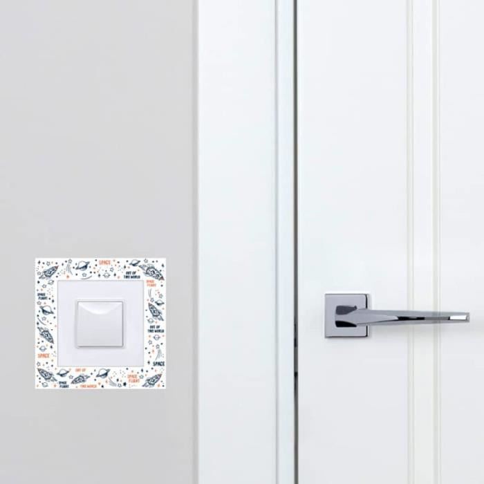 STICKER INTERRUPTEUR CADRE CONQUETE SPATIALE INTERRCADRE017 - Cdiscount ...