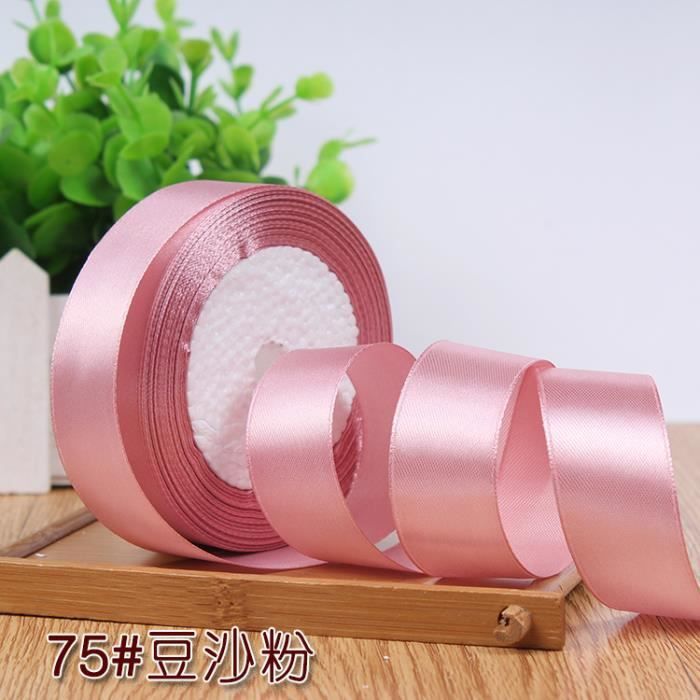 Dou Sha Rose-Ruban en satin bleu royal25 mètres-rouleau, décoration de ...