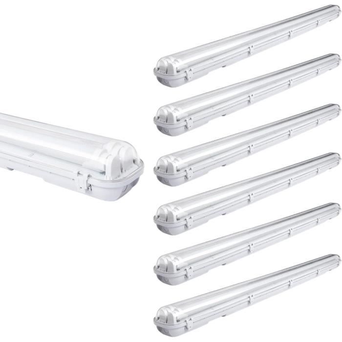 Reglette Led Garage 120Cm Eclairage Led Etanche 2 Unités 18W 3600Lm ...