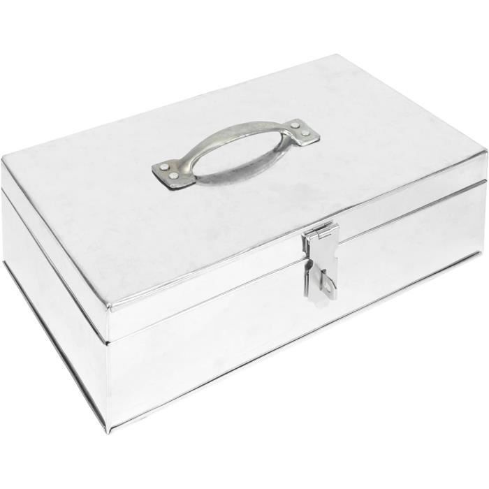 1 Boîte De Feuilles Boite En Étain Outil En Métal Contenant De Pinceaux ...