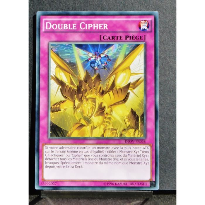 Carte YU-GI-OH INOV-FR068 Double Cipher NEUF FR - Cdiscount Jeux - Jouets