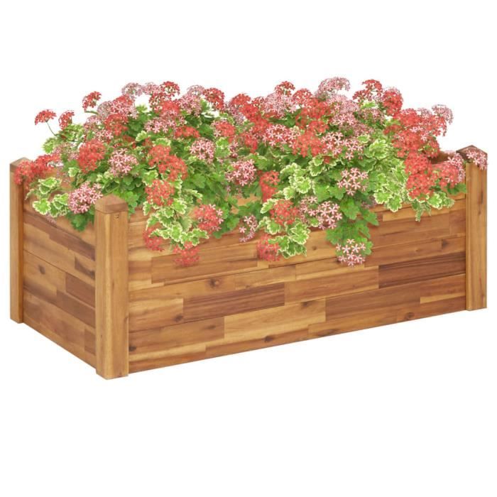 Design FR Bac à Fleurs Jardinière - Décoratif et Robuste - de jardin ...