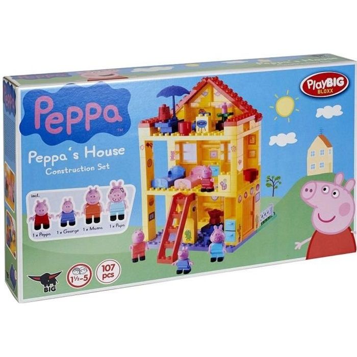 Maison Peppa Pig Avec Les Figurines De La Famille De Peppa - Coffret De ...