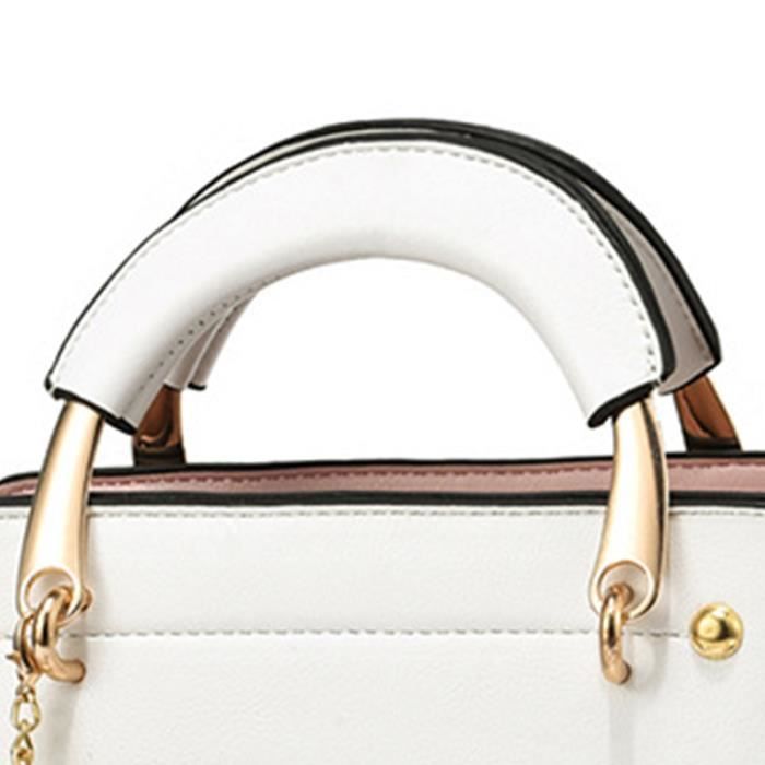 Dioche Women Shoulder Bags Women Fashion Handbag Tote Bag Cute Shoulder Bag Purse bagagerie Blanc 25x19x1 0cm 9.84x7.48x3.94in Cdiscount Bagagerie Maroquinerie