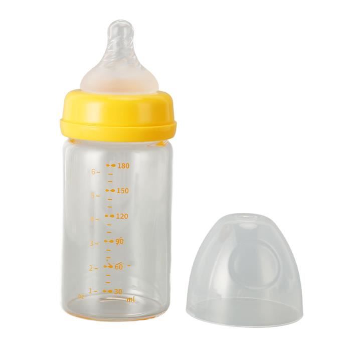 FYDUN biberon de lait maternel en verre Biberon de Lait Maternel de 180 ...